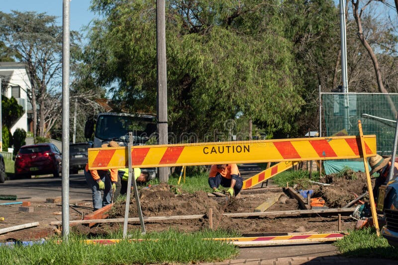 Caution barrier sign stock image. Image of sign, caution - 64464849