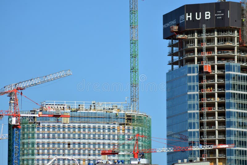 Construction of the Warsaw Hub. the Warsaw HUB Will Comprise 75,000 ...