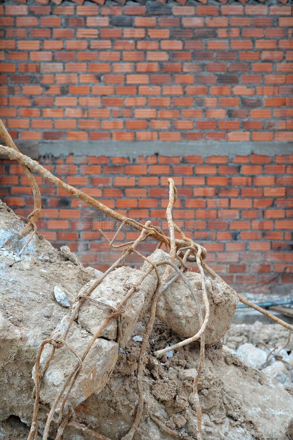 Construction waste stock photo. Image of destroy, environmental - 58098170