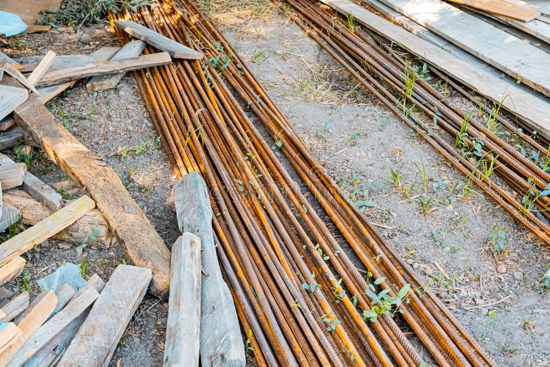 Construction Waste is Lying on the Floor Stock Photo - Image of door ...