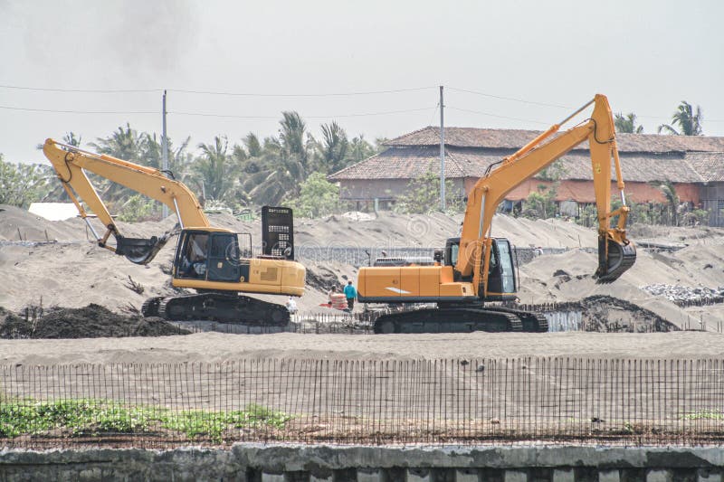 Construction of Wave Breaker at Glagah Beach in Yogyakarta with ...