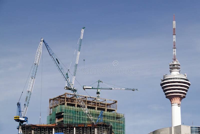 Construction work stock image. Image of upward, tower - 14681765