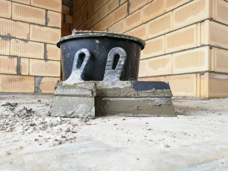 Construction Work Accessories and Tools Stock Image - Image of ceramic ...