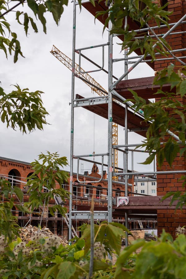 Construction Work in Berlin Editorial Stock Photo - Image of plan ...