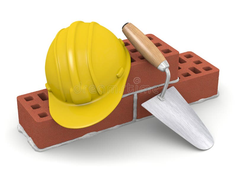 Work in Progress 3d Illustration Stock Illustration - Illustration of ...