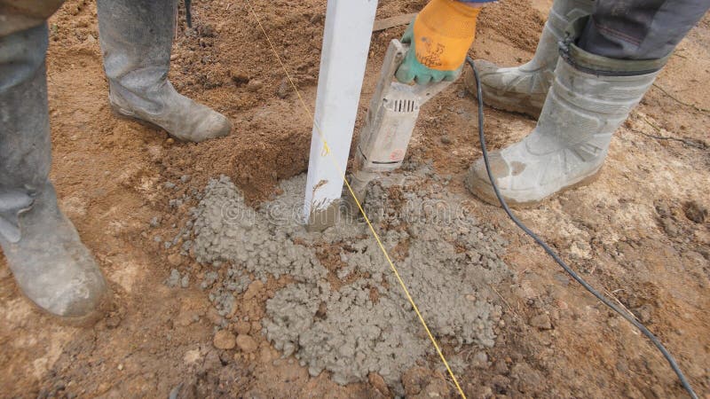 Construction Work on the Ground Stock Image - Image of architecture ...