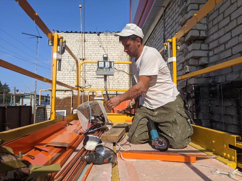 Construction Work on the Installation of a Ventilated Facade of the ...