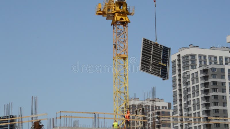 Construction Work on a New Building of a Residential Complex and a ...