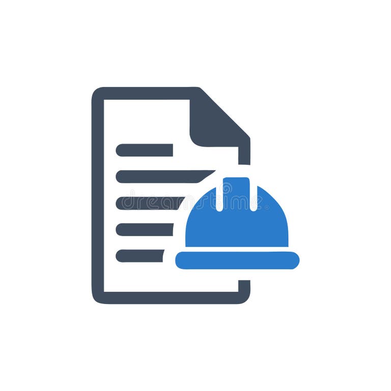 Construction Work Order Icon for Scheduling Stock Illustration ...