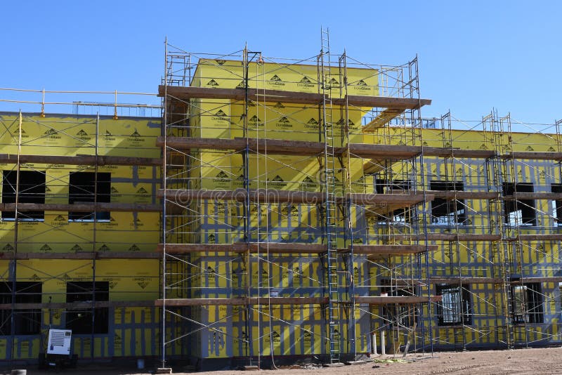 Construction Work in Process. Editorial Image - Image of window ...