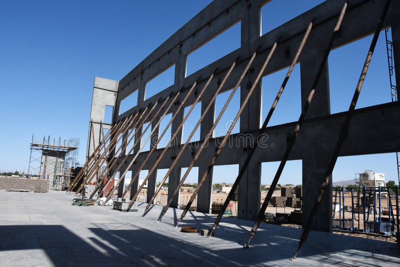 Construction Work in Process. Editorial Image - Image of commercial ...