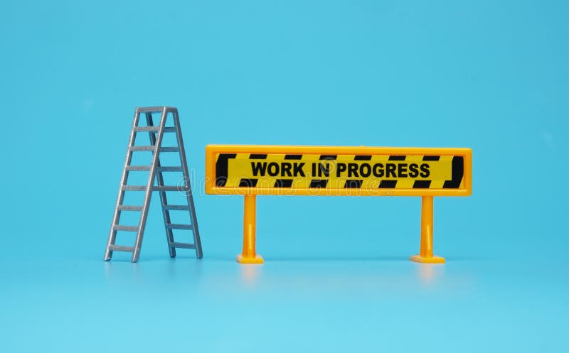 Construction Work on Progress Stock Photo - Image of attention ...