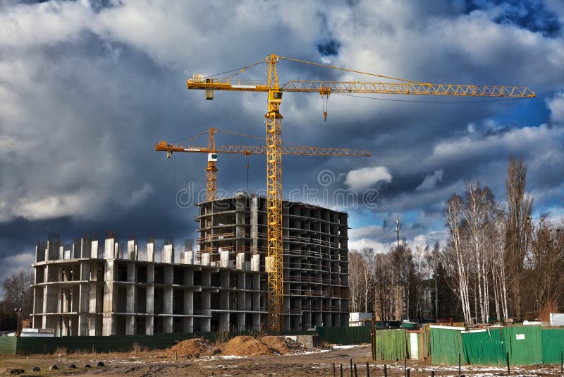 Construction work site stock photo. Image of industry - 8426450