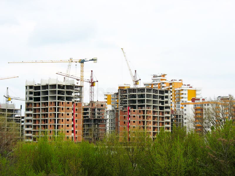 Construction Work Site Place Concept Stock Image - Image of concept ...