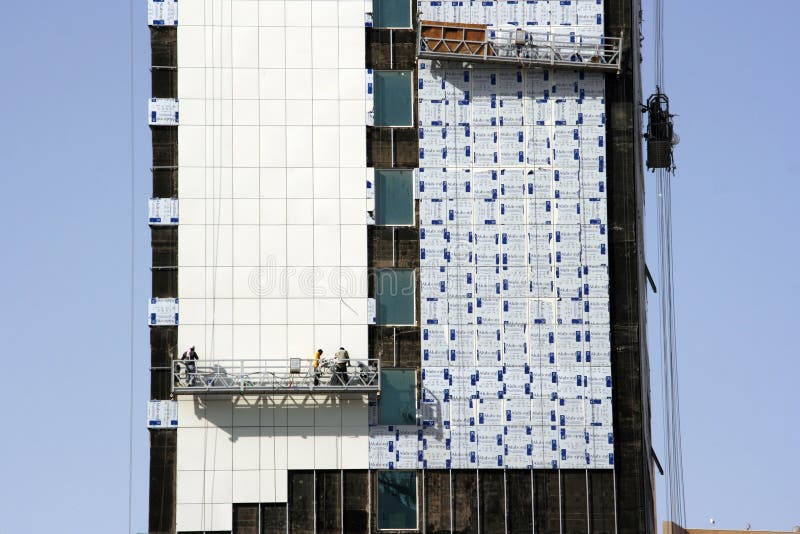 Construction Work on a Tower in Manama, Bahrain Editorial Photo - Image ...