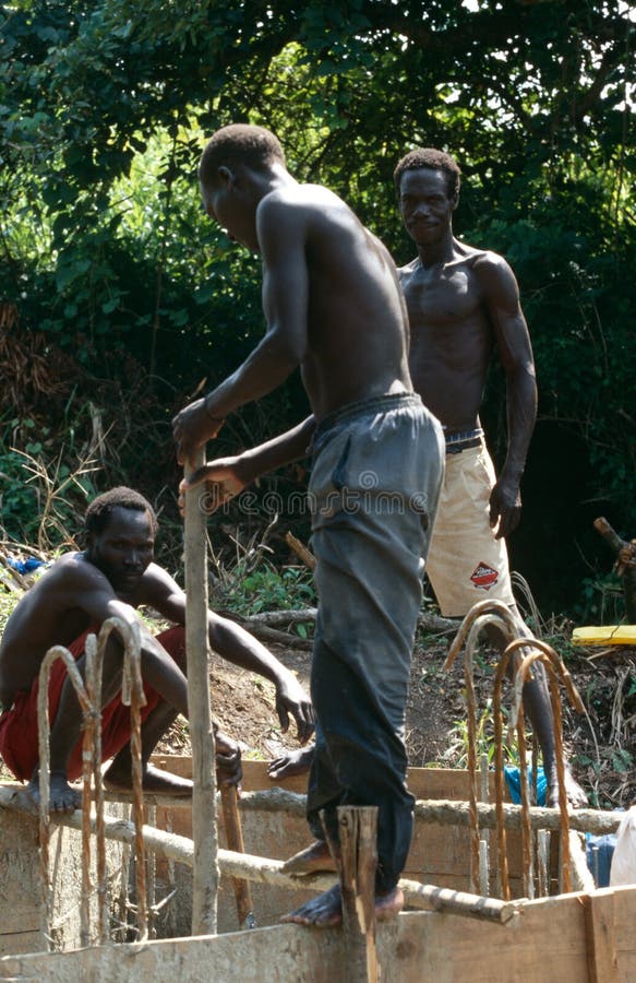 Construction Workers in Uganda Editorial Photo - Image of ugandan ...