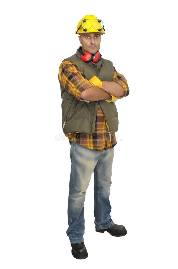 Construction worker stock image. Image of industrial - 11823503