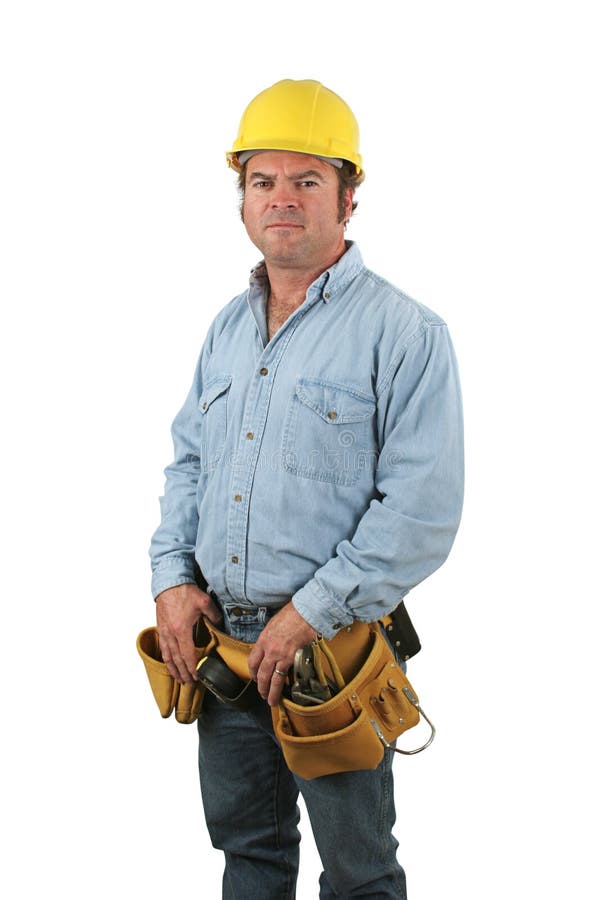 Typical Construction Worker Stock Image - Image of blue, people: 5346463