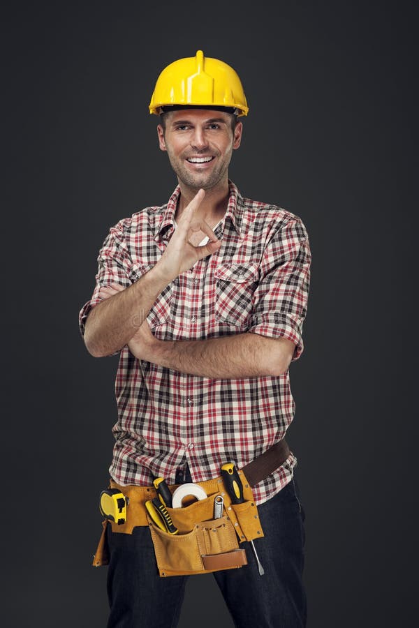 Construction worker stock photo. Image of improvement - 29472734