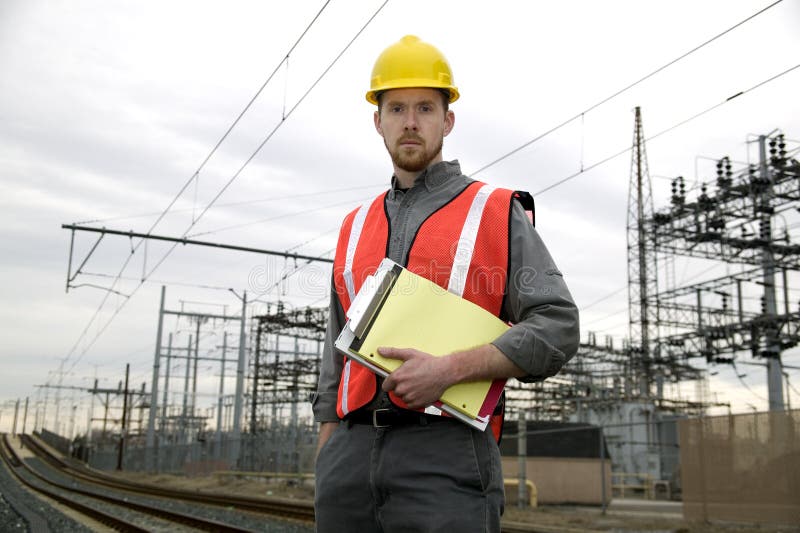 Construction Worker stock photo. Image of stern, worker - 9261652