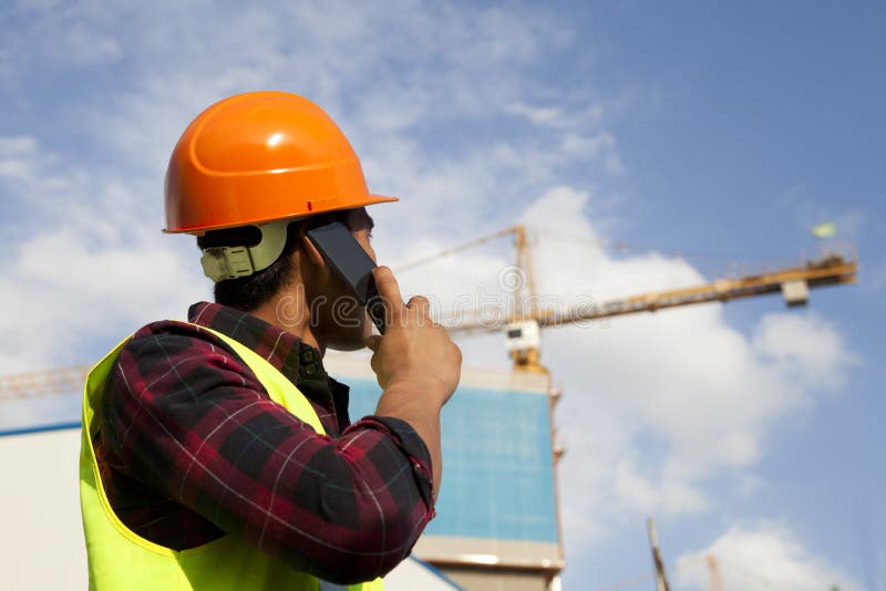 Construction worker stock image. Image of manager, builder - 33684605