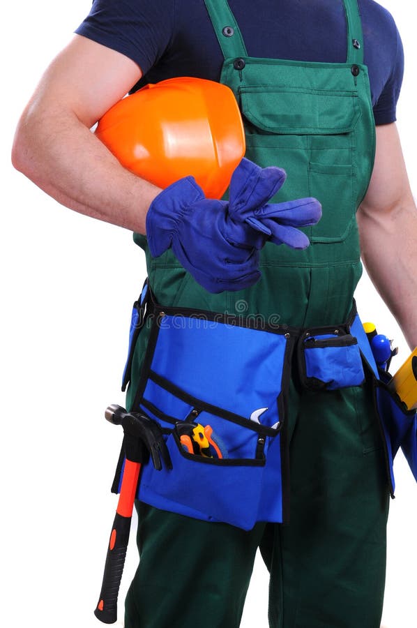 Construction Worker stock photo. Image of fitness, muscular - 34798868
