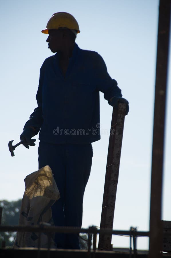 Construction Worker Building in Harare Editorial Image - Image of ...