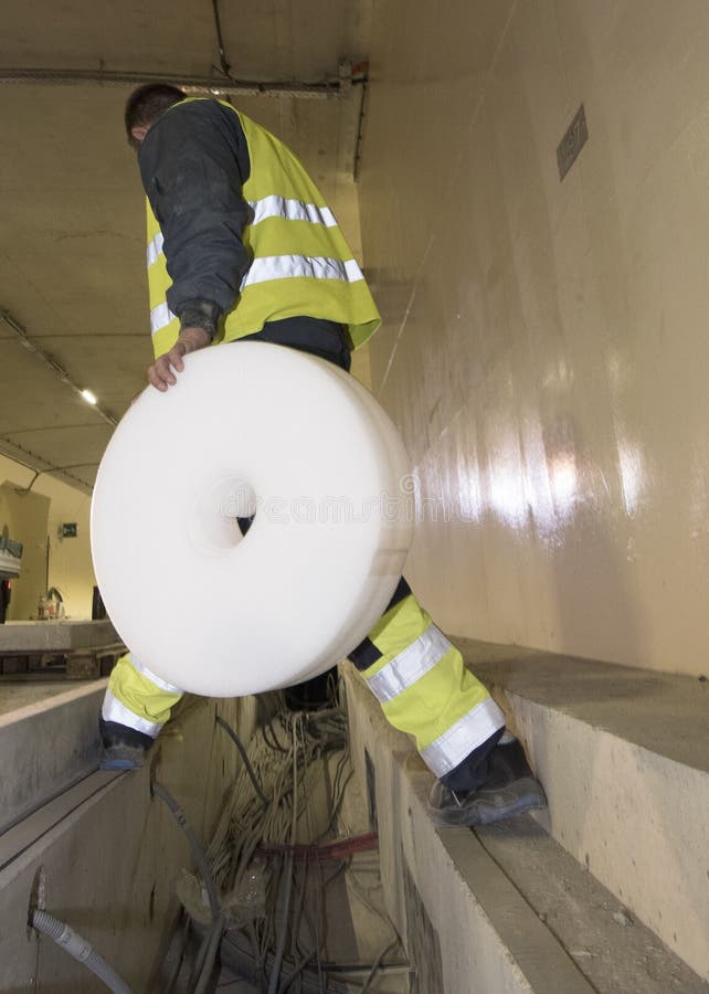 Construction Worker at a Building Site Stock Image - Image of order ...