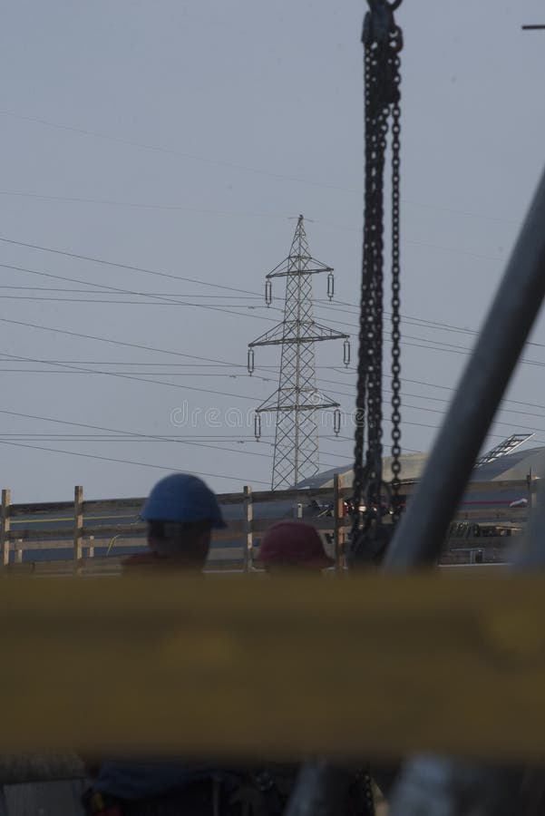Construction Worker at a Building Site Stock Photo - Image of business ...