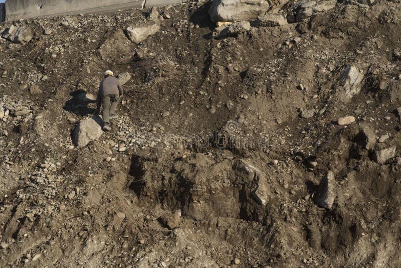 Construction Worker at a Building Site Stock Photo - Image of relations ...