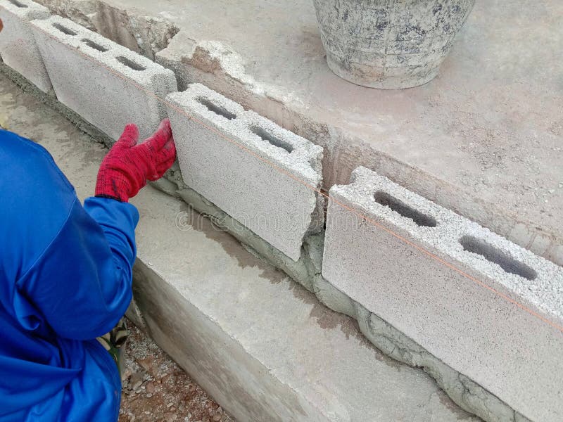 Cement Block Wall Construction
