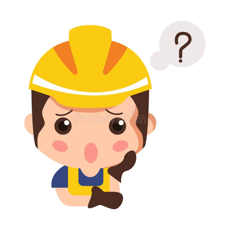 Construction Worker Question Mark Stock Illustrations – 2,982 ...