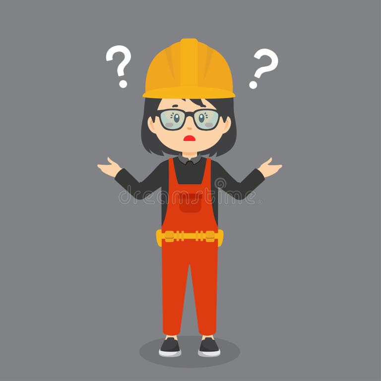 Construction Worker Question Mark Stock Illustrations – 2,982 ...