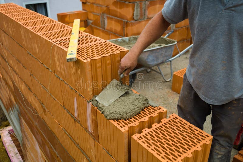 Construction Worker on a Construction Site Stock Photo - Image of botch ...