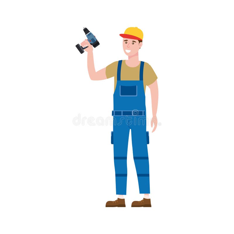 Cartoon Drywall Worker Stock Illustrations – 86 Cartoon Drywall Worker ...