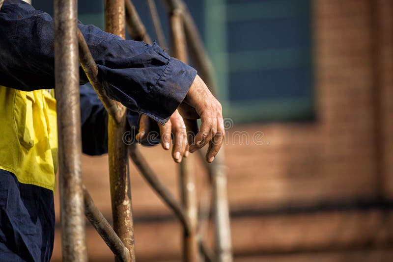 Construction worker stock image. Image of forearm, construction - 57295523