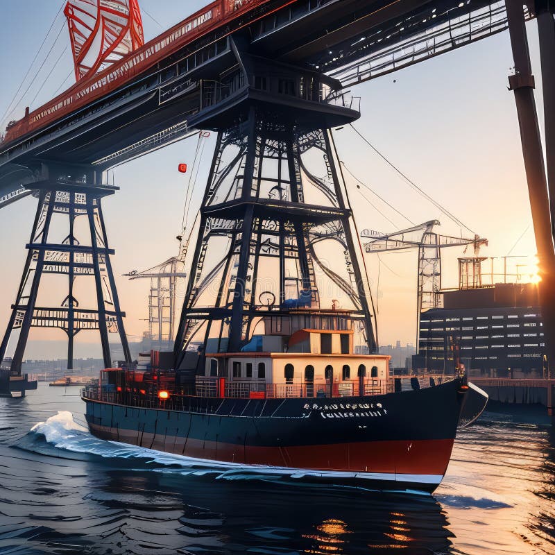 Construction Worker with Earth Digger in the Photo Stock Image - Image ...