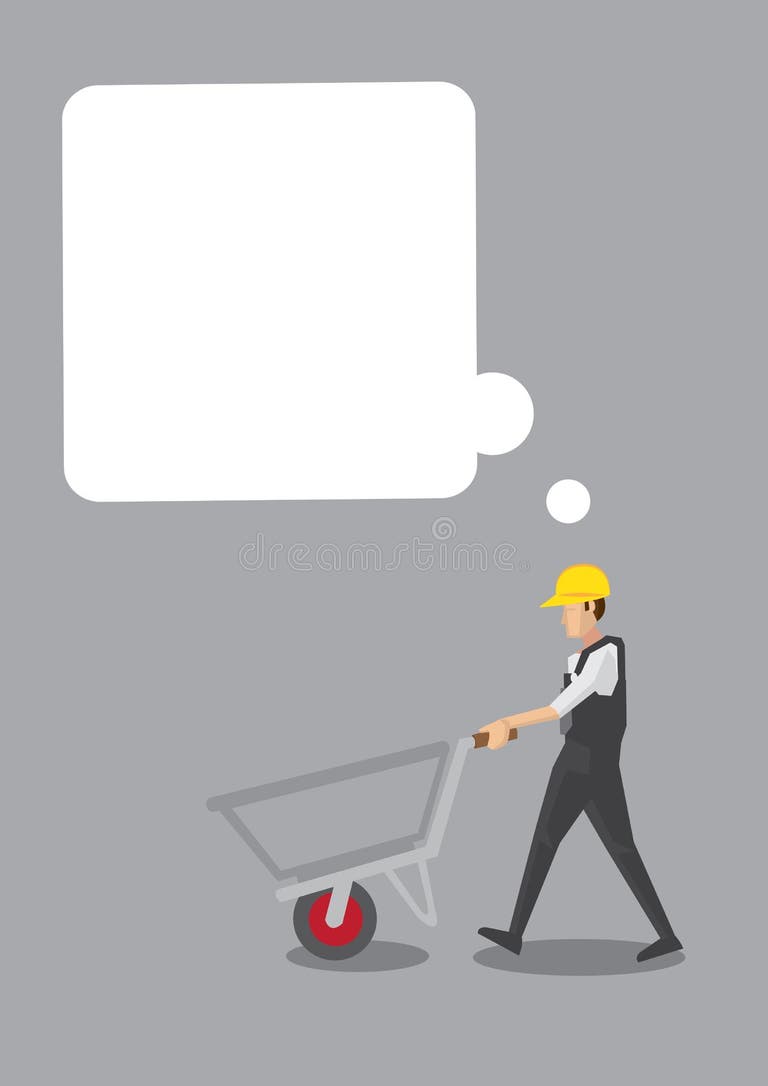 Construction Worker Thinking Stock Illustrations – 1,006 Construction ...