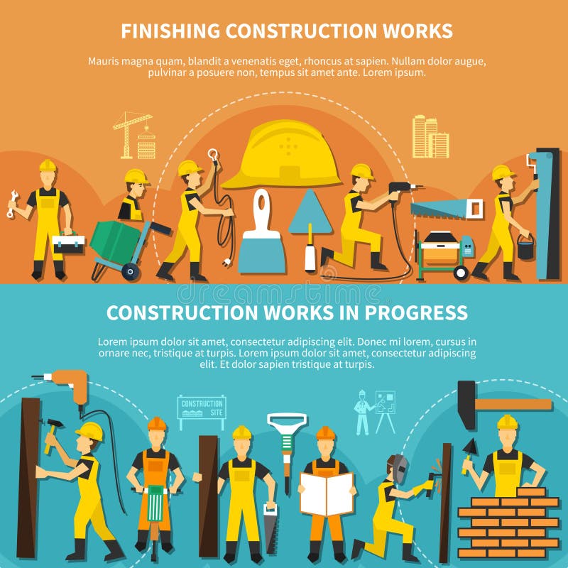 Construction Work Safety Flyer Stock Illustrations – 108 Construction ...