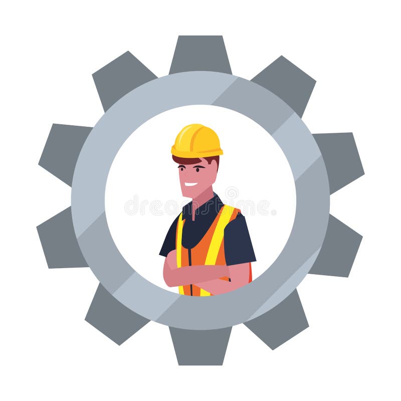 Construction worker gear stock illustration. Illustration of builder ...