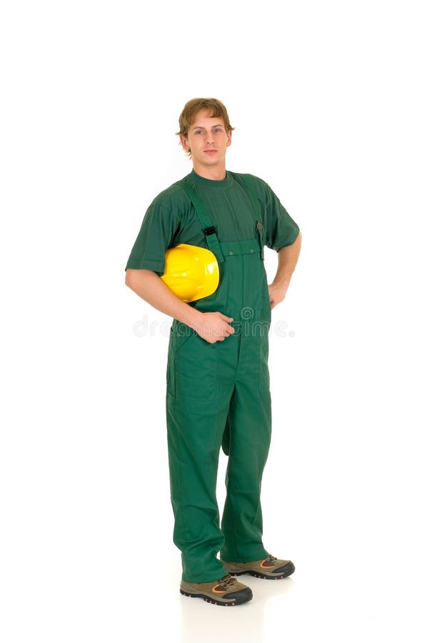 Portrait of service worker stock image. Image of adult - 17780587