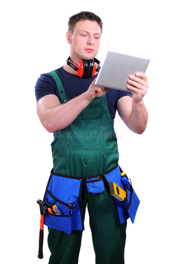 Construction Worker stock image. Image of hands, fitness - 34799583