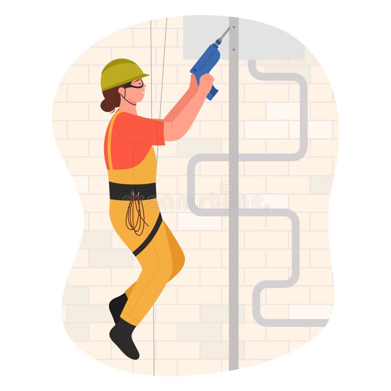 Working Height Cartoon Stock Illustrations – 145 Working Height Cartoon ...