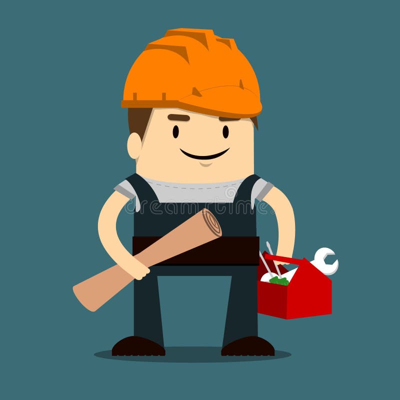 Cartoon Roofer Worker Stock Illustrations – 140 Cartoon Roofer Worker ...
