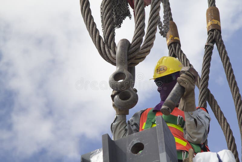 Construction worker editorial stock image. Image of metal - 48063474