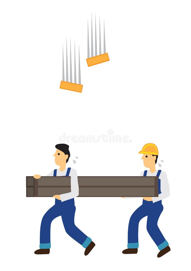 Work Accident stock illustration. Illustration of white - 29077024