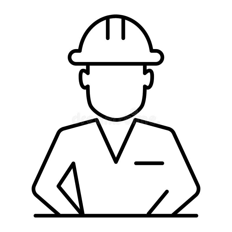 Vector Illustration Engineer Man. Engineer Man Logo Stock Vector ...