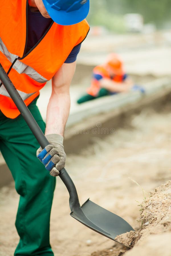 515 Construction Worker Holding Shovel Stock Photos - Free & Royalty ...