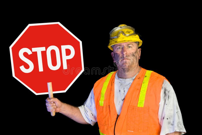 230+ Construction stop sign Free Stock Photos - StockFreeImages