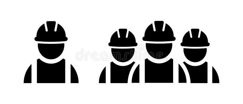 Construction Worker Icon. Building Contractor Stock Vector ...